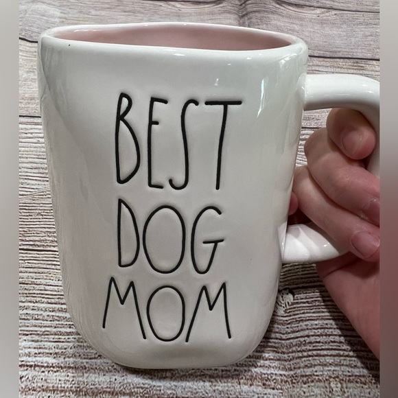 Rae Dunn | Dining | Rae Dunn Artisan Collection Magenta Best Dog Mom ...